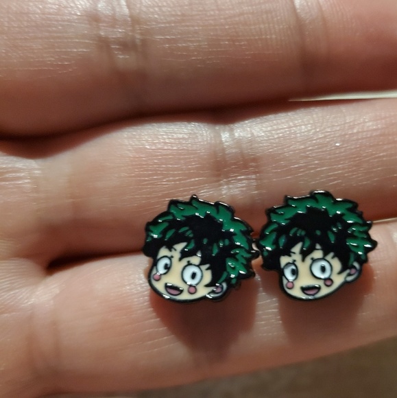 My Hero Academia | Jewelry | My Hero Academia Midoriya Deku Earrings ...